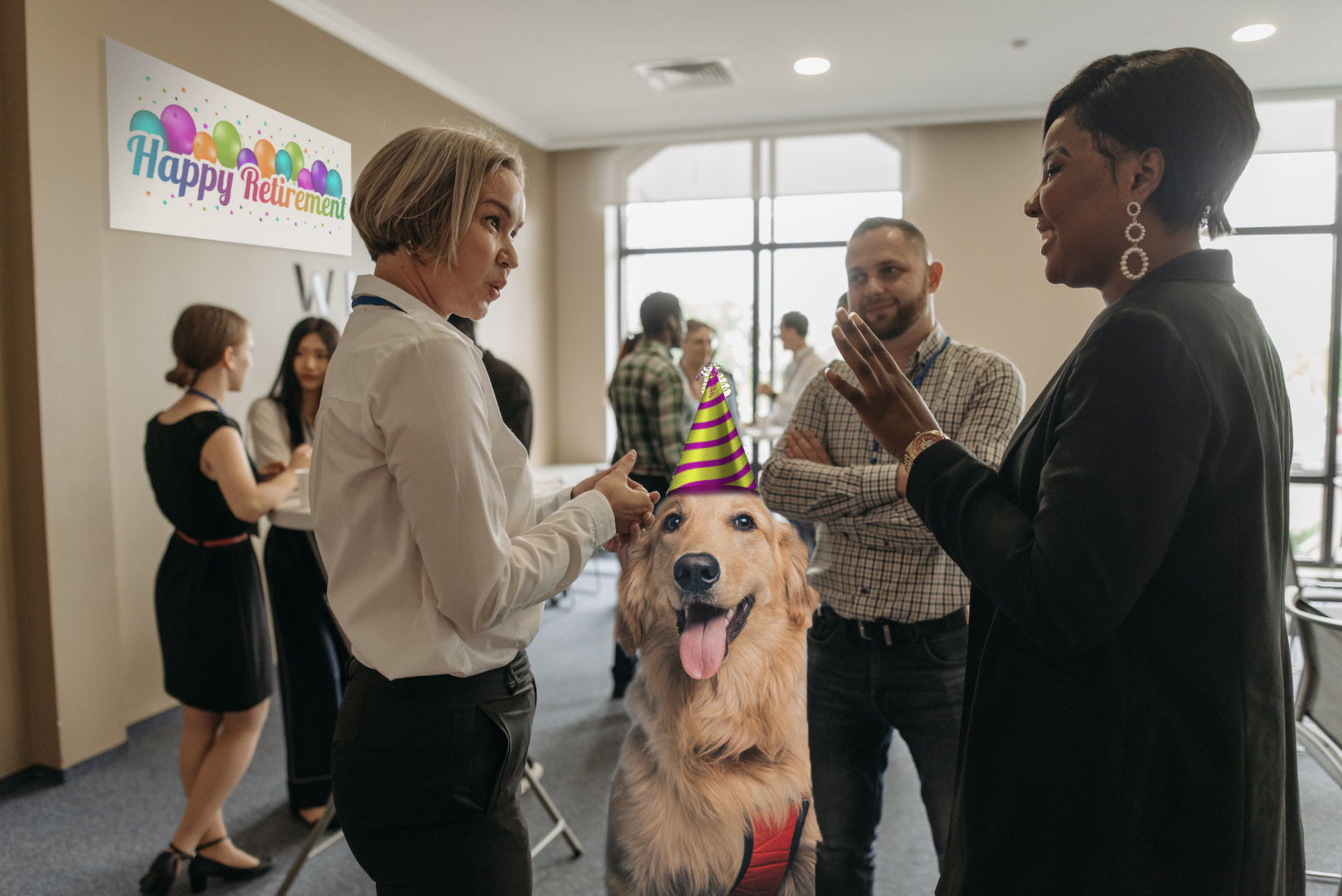 Retirement Party Held for Local Seeing Eye Dog - The Squeaky Wheel